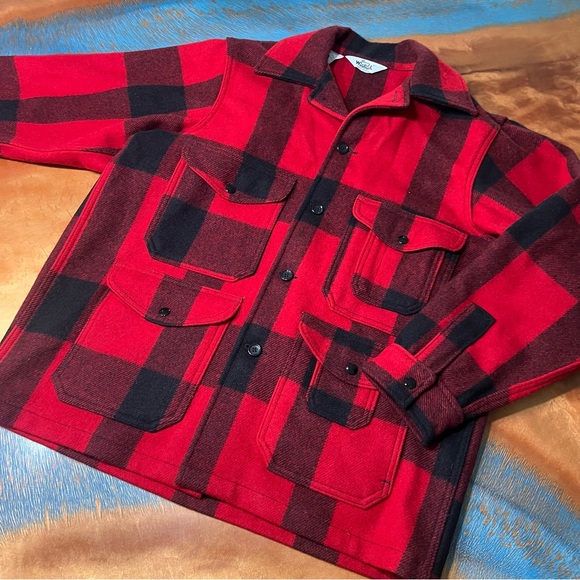Woolrich | Jackets & Coats | Vintage Woolrich Plaid Wool Mackinaw ...